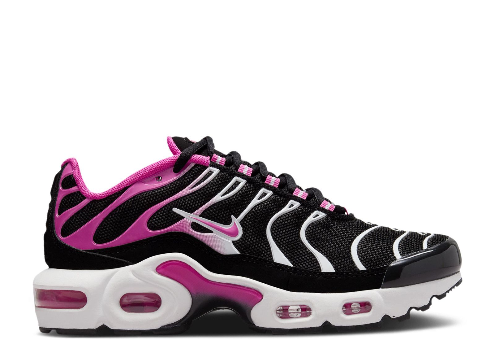 Nike TN Air Max Plus GS Black Laser Fuchsia – Shoe Religion